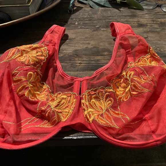 Cacique | Intimates & Sleepwear | Cacique Mesh Unlined Embroidered With ...